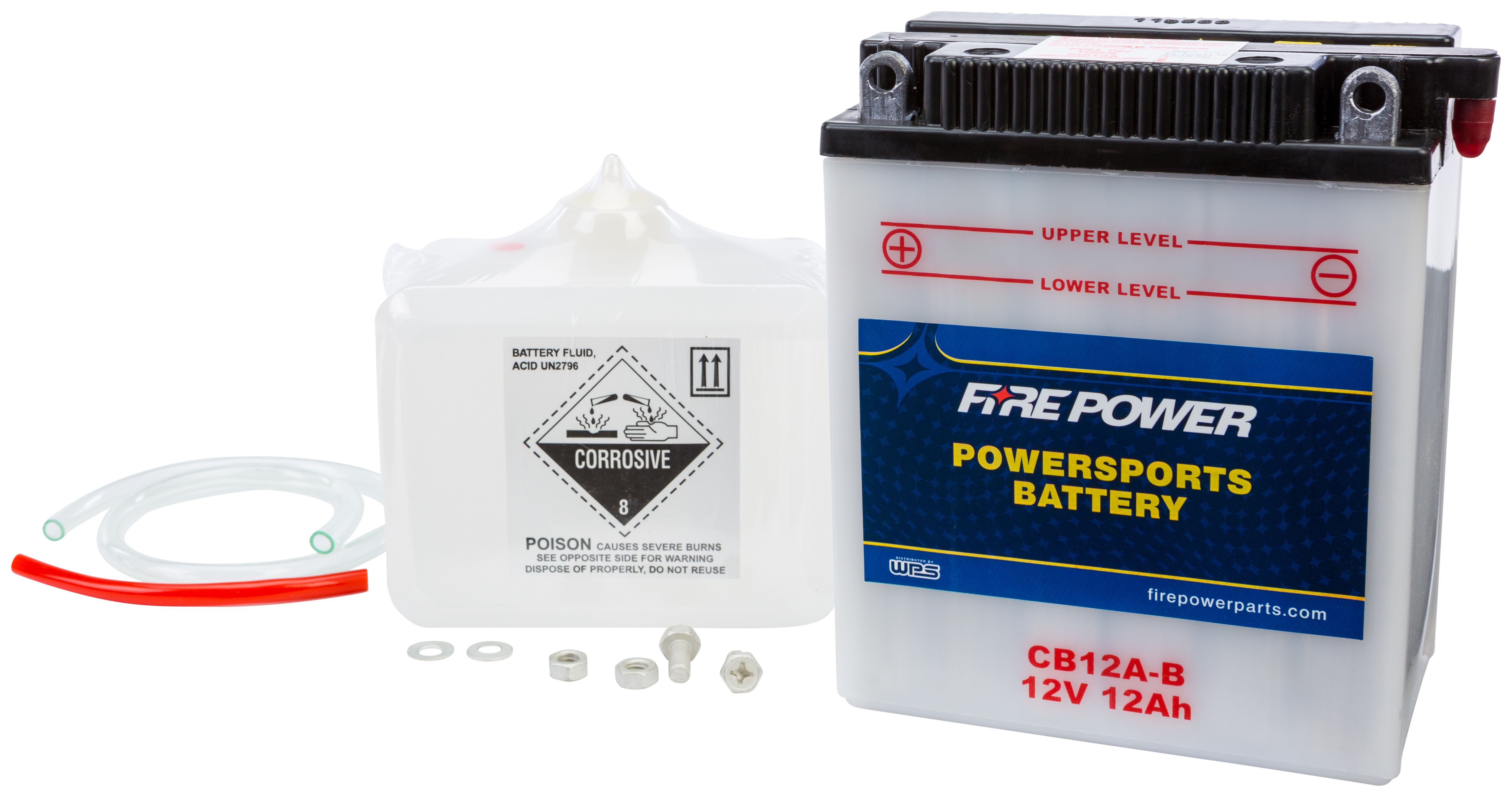 Fire Power Conventional Battery CB12A-B - Cycle Gear