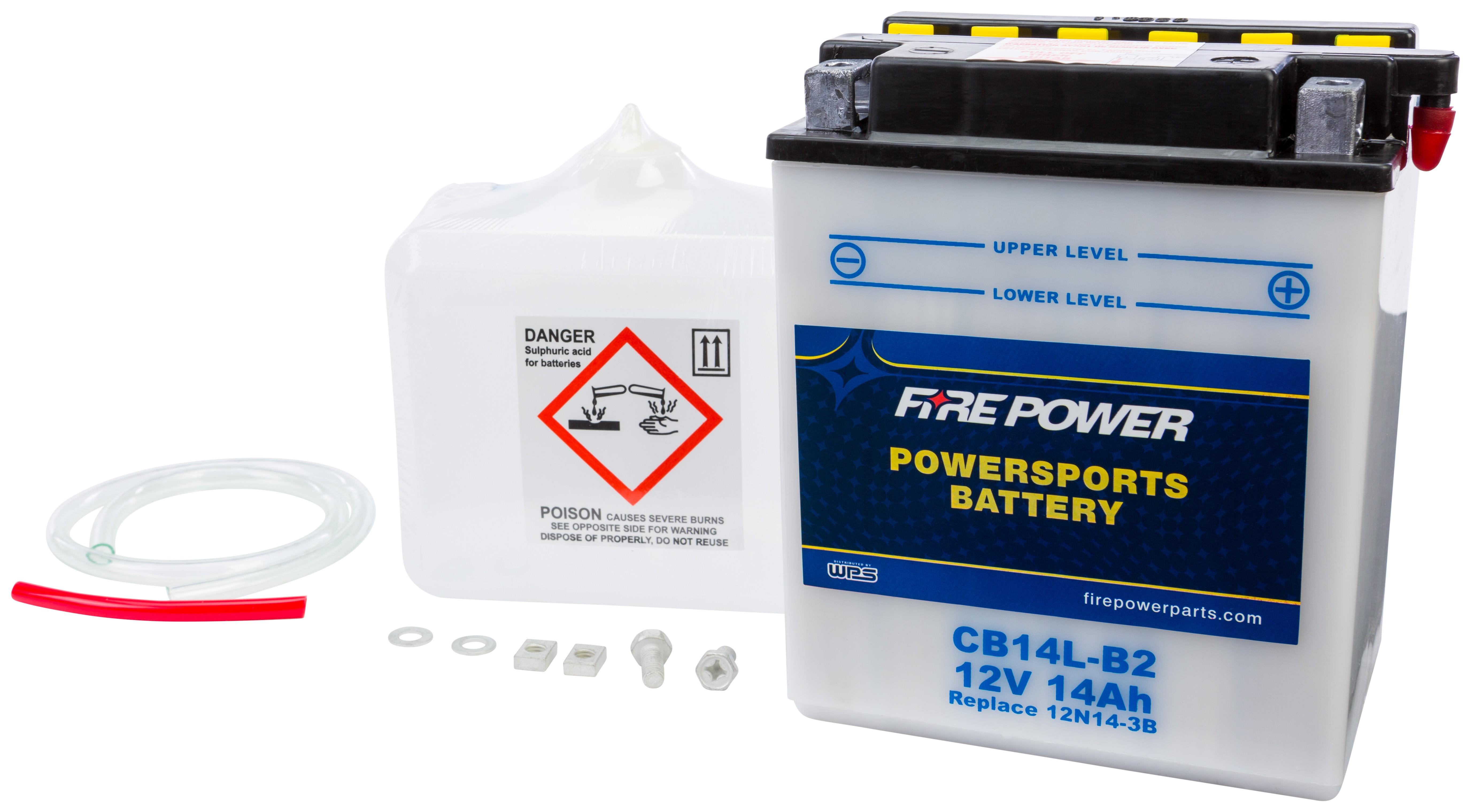 Fire Power Conventional Battery CB14L-B2 - Cycle Gear