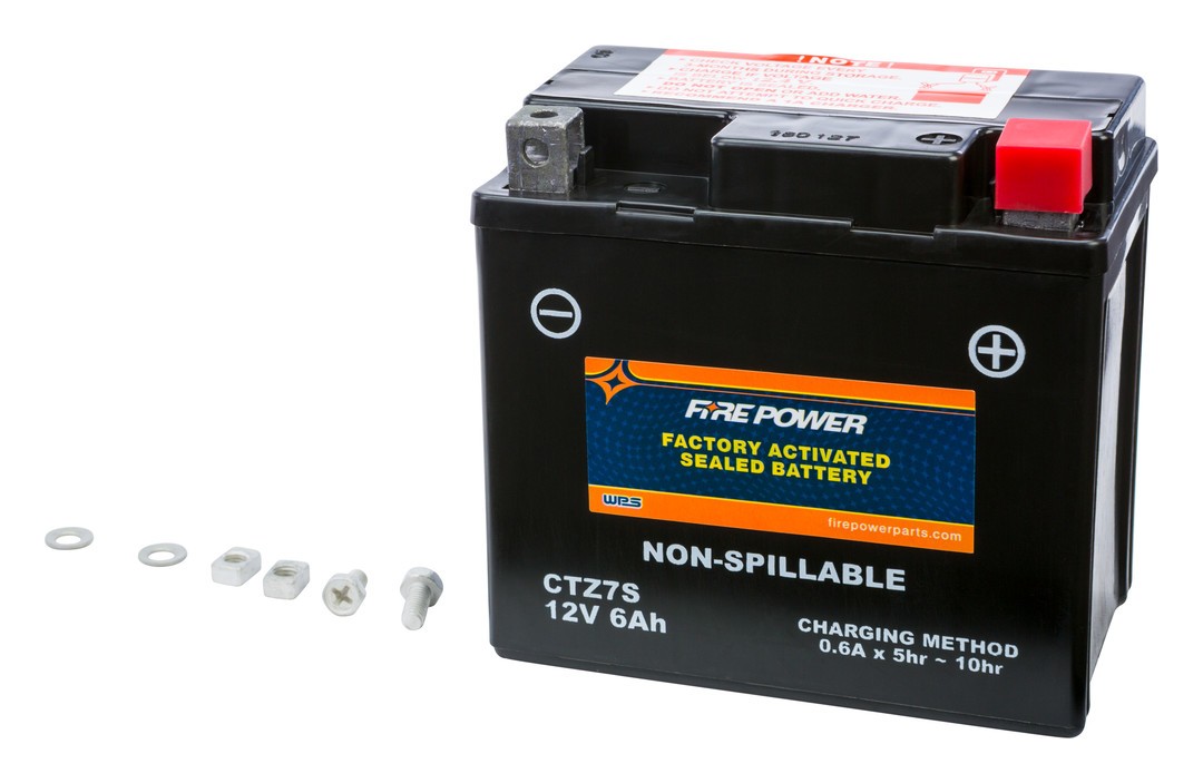 Fire Power Factory Activated AGM Battery - Cycle Gear