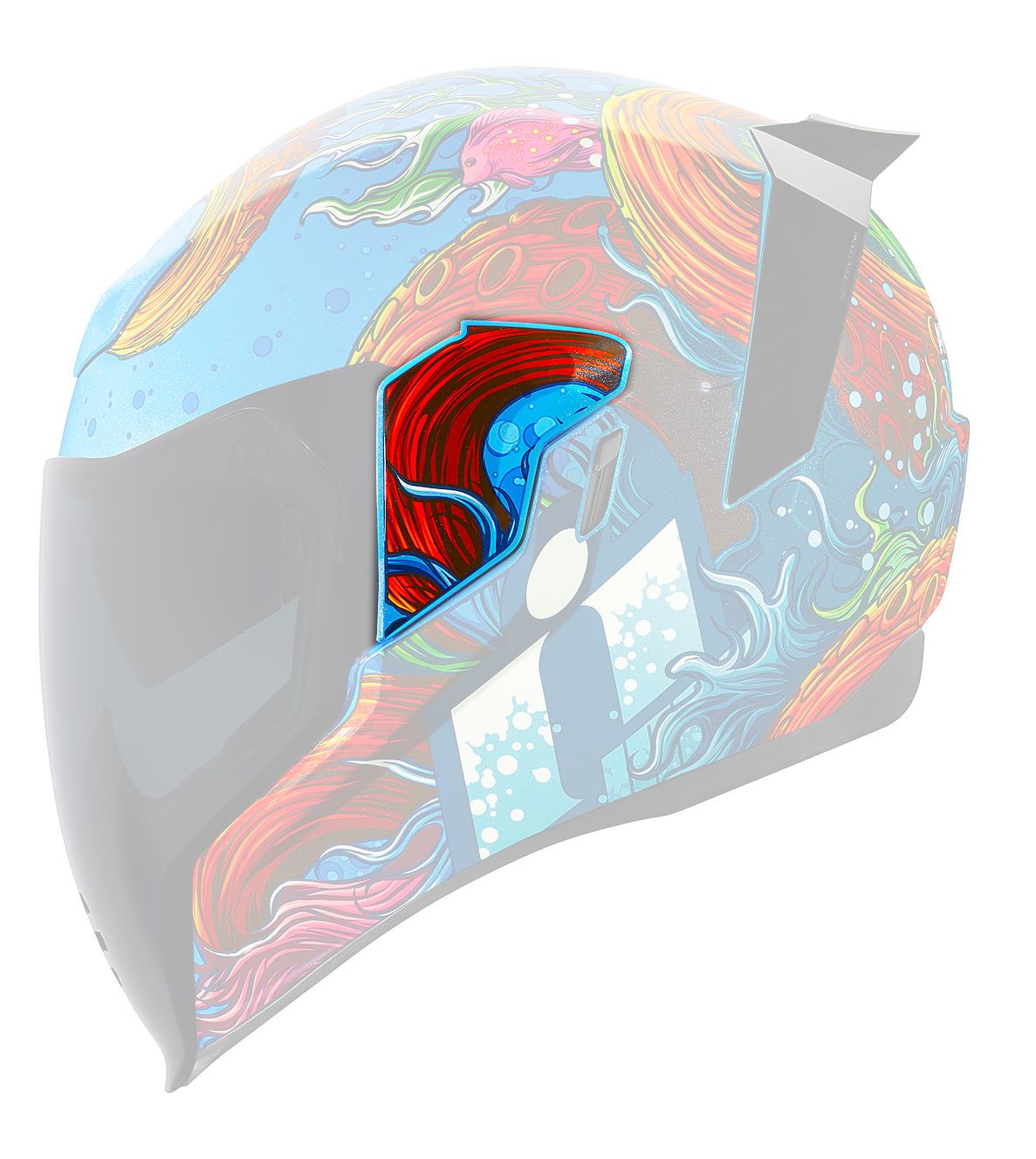 Icon Airflite Inky Side Plates - Cycle Gear