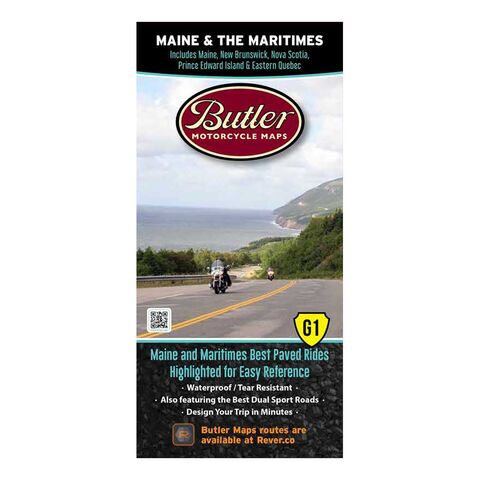 Butler Maps | Waterproof & Tear Resistant Motorcycle Maps - Cycle Gear