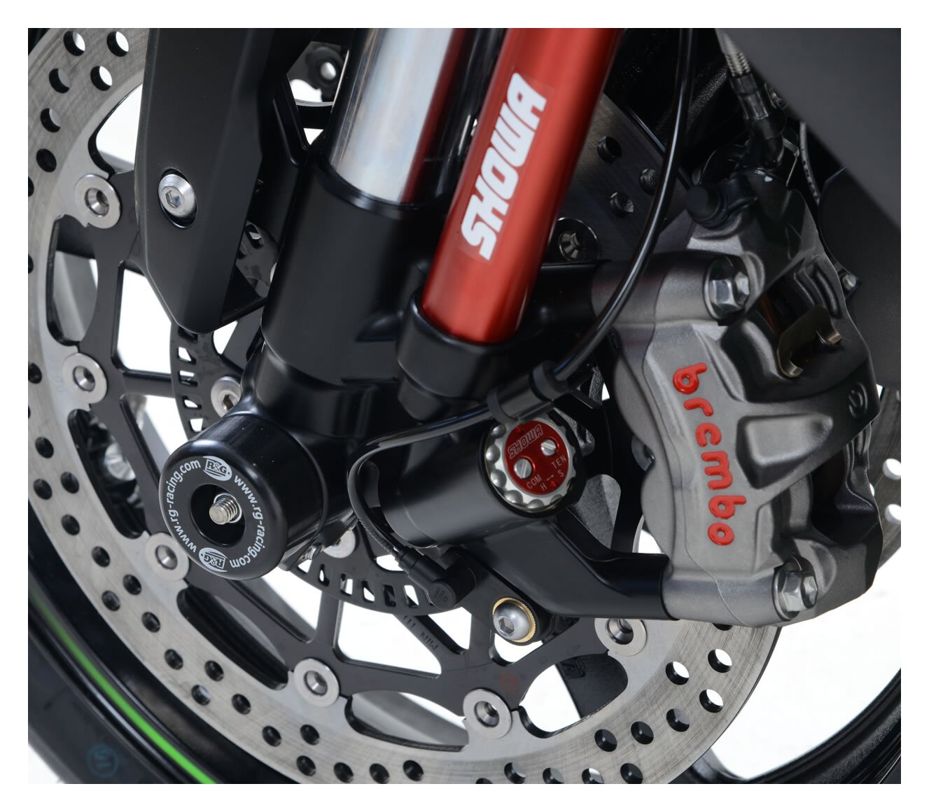 R&G Racing Front Axle Sliders Kawasaki Ninja ZX10R 2016-2018 - Cycle Gear