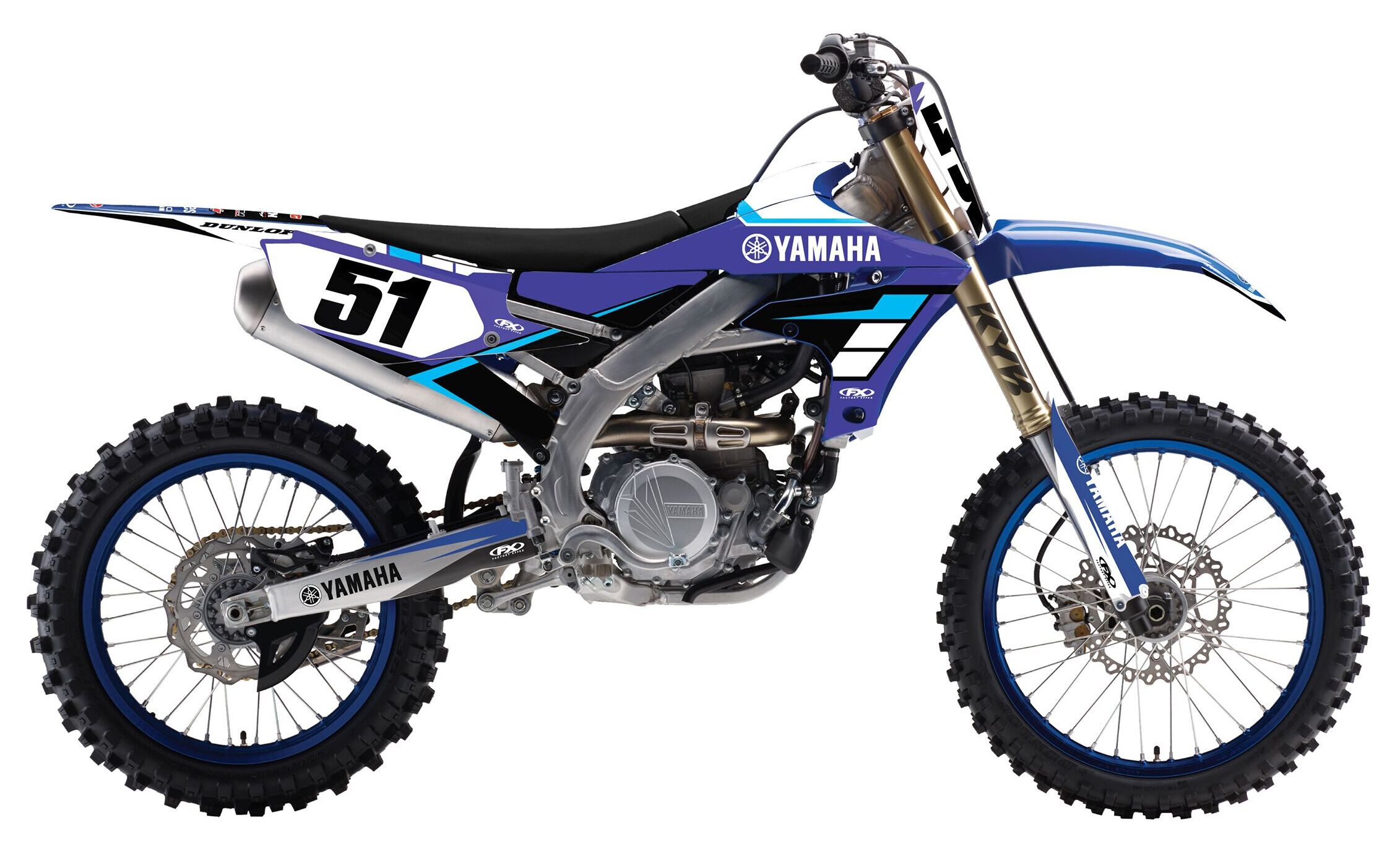 Factory Effex EVO 17 Shroud / Airbox Graphics Kit Yamaha WR250F ...
