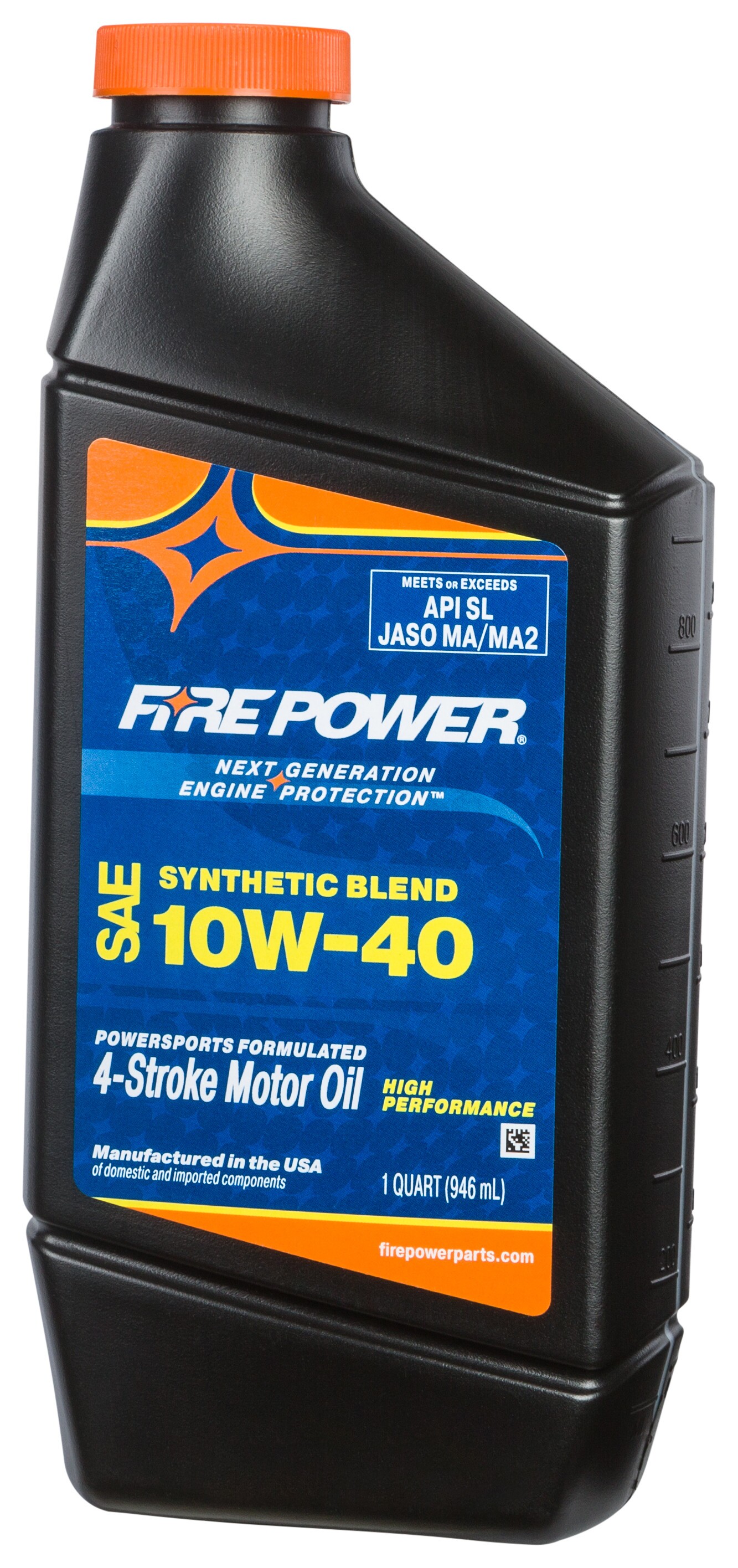 Fire Power Synthetic Blend 4-Stroke Engine Oil - Cycle Gear