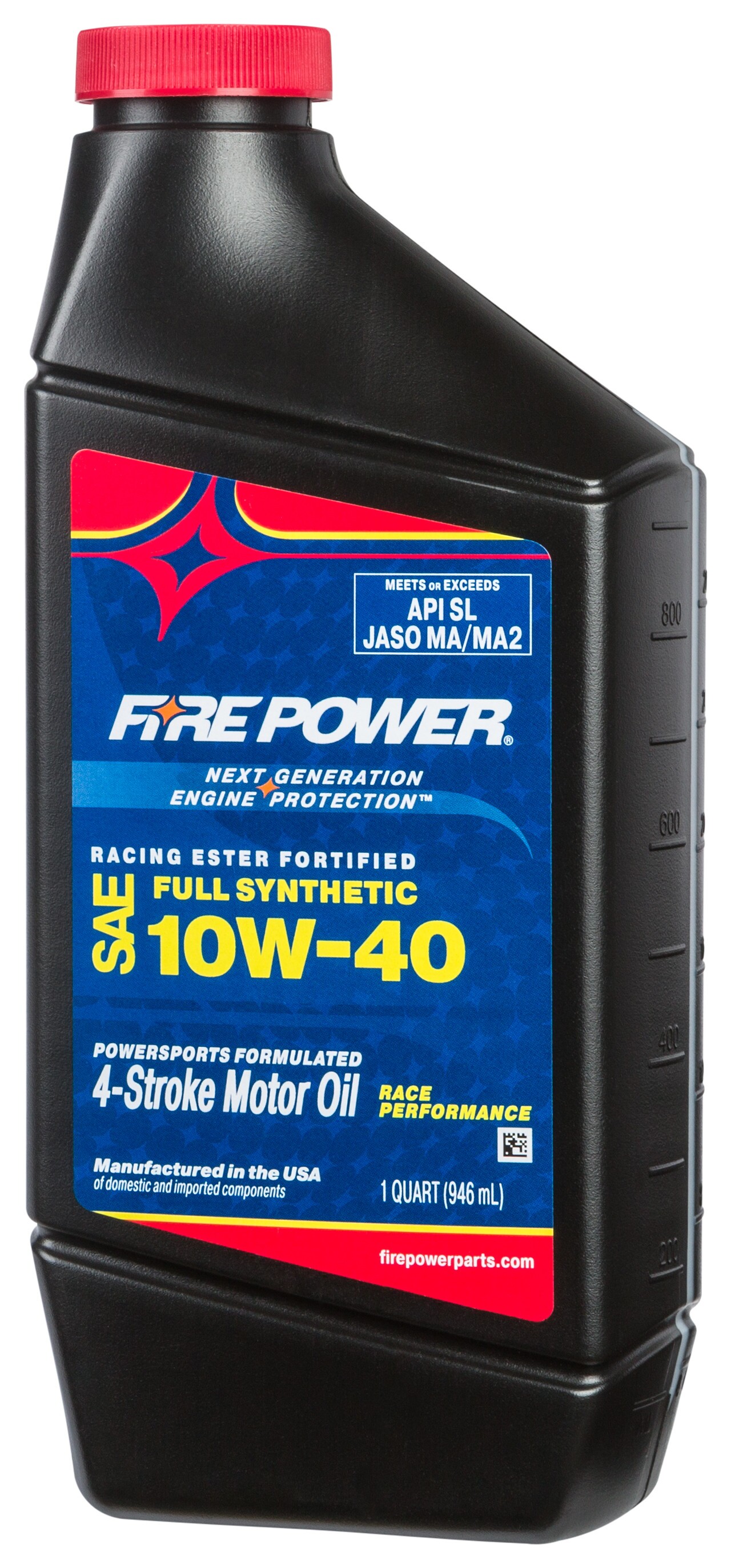 Fire Power Racing Ester Fortified Full Synthetic 4-Stroke Engine Oil ...