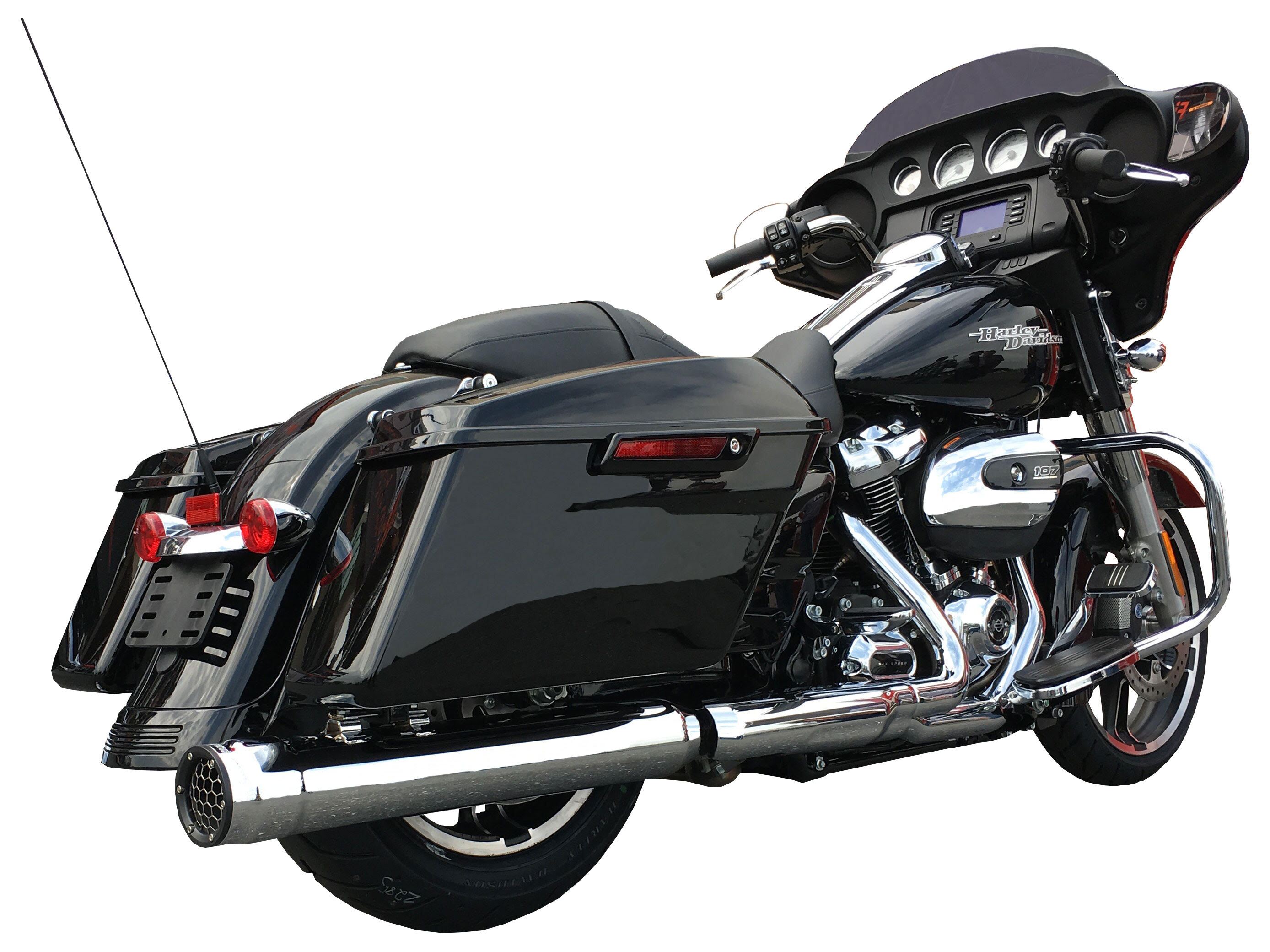 Firebrand Exhaust Grand Prix 2-Into-1 Muffler Conversion For Harley ...