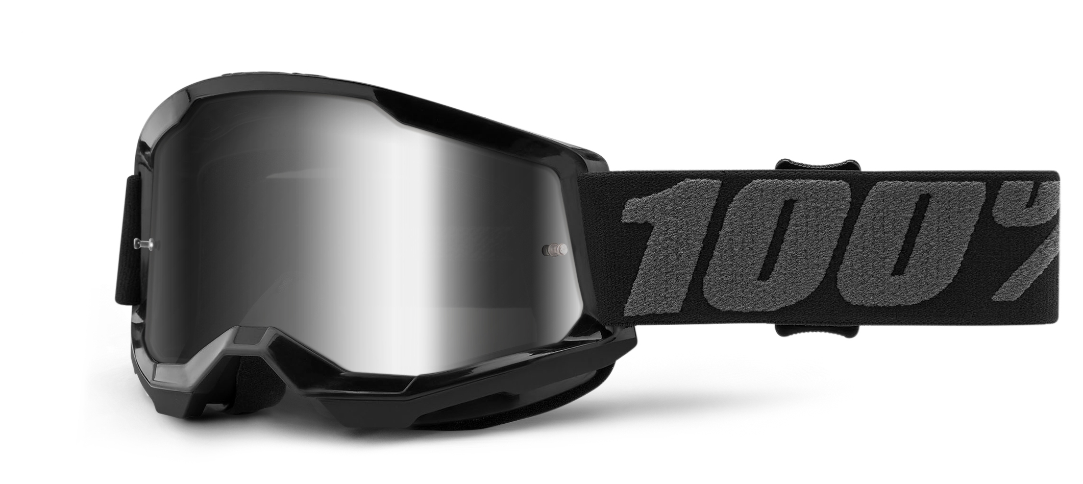 100% Youth Strata 2 Goggles - Mirrored Lens - Cycle Gear