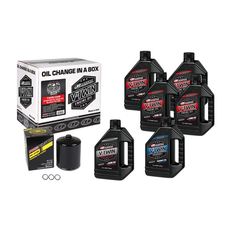 Maxima V-Twin Complete Oil Change Kit For Harley Twin Cam 1999-2017 ...
