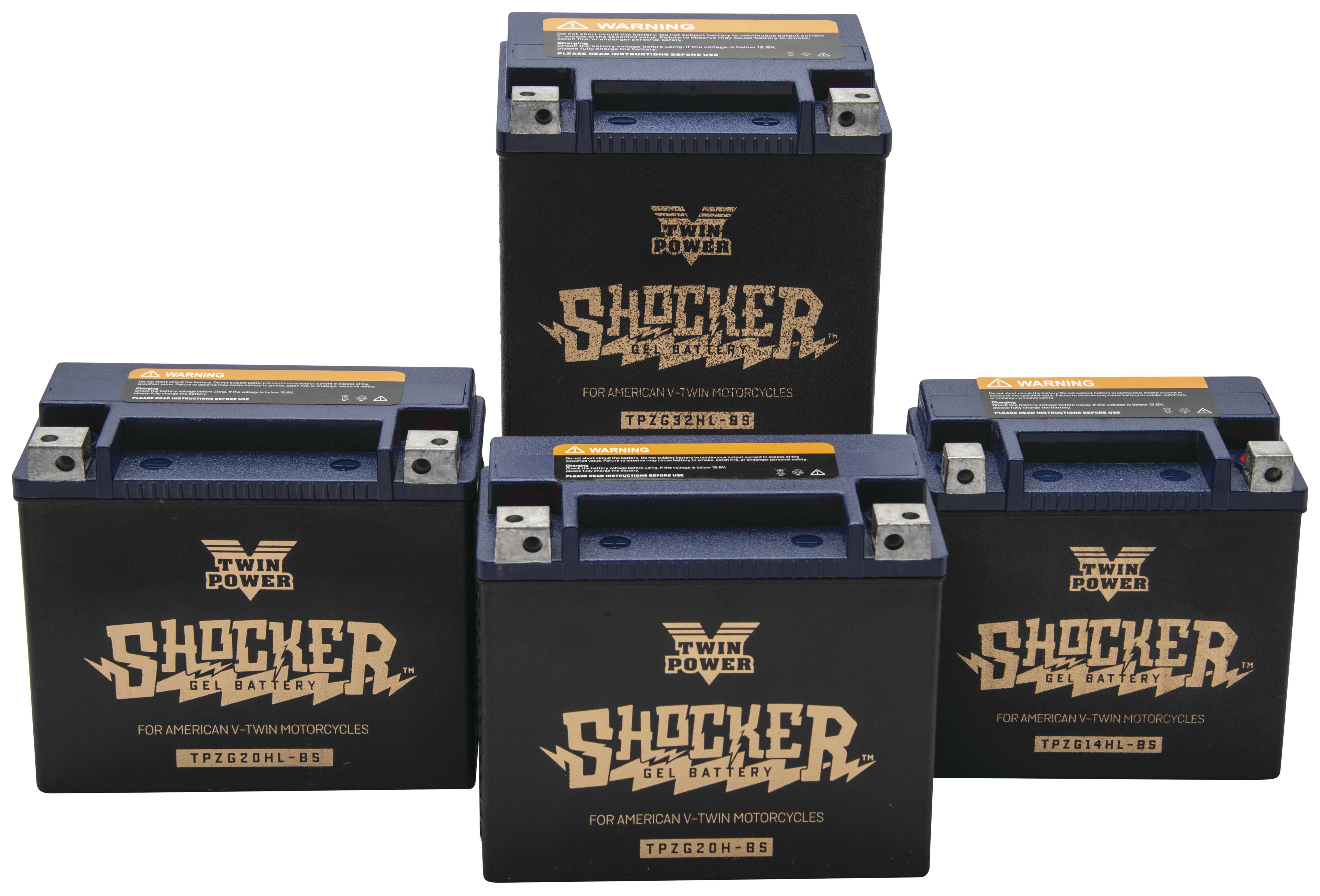 Twin Power Shocker Gel Battery - Cycle Gear