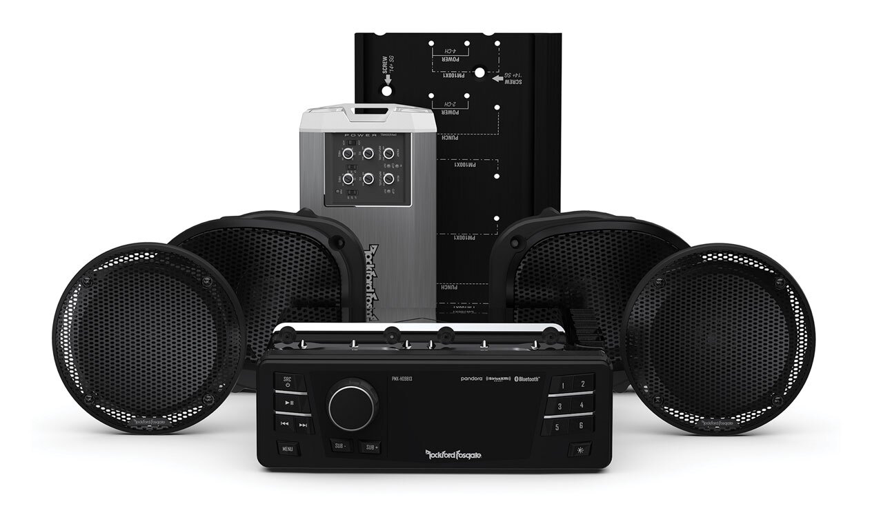 Rockford Fosgate Stage 2 Audio System For Harley - Cycle Gear