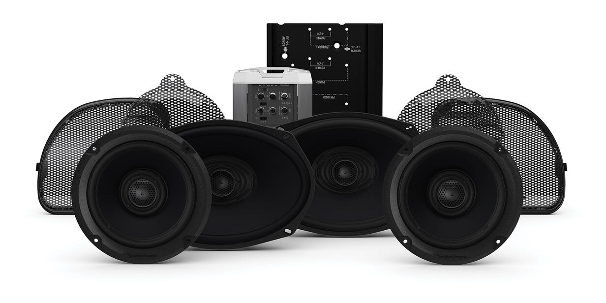 Rockford Fosgate Power Audio Kit Stage 2 For Harley - Cycle Gear