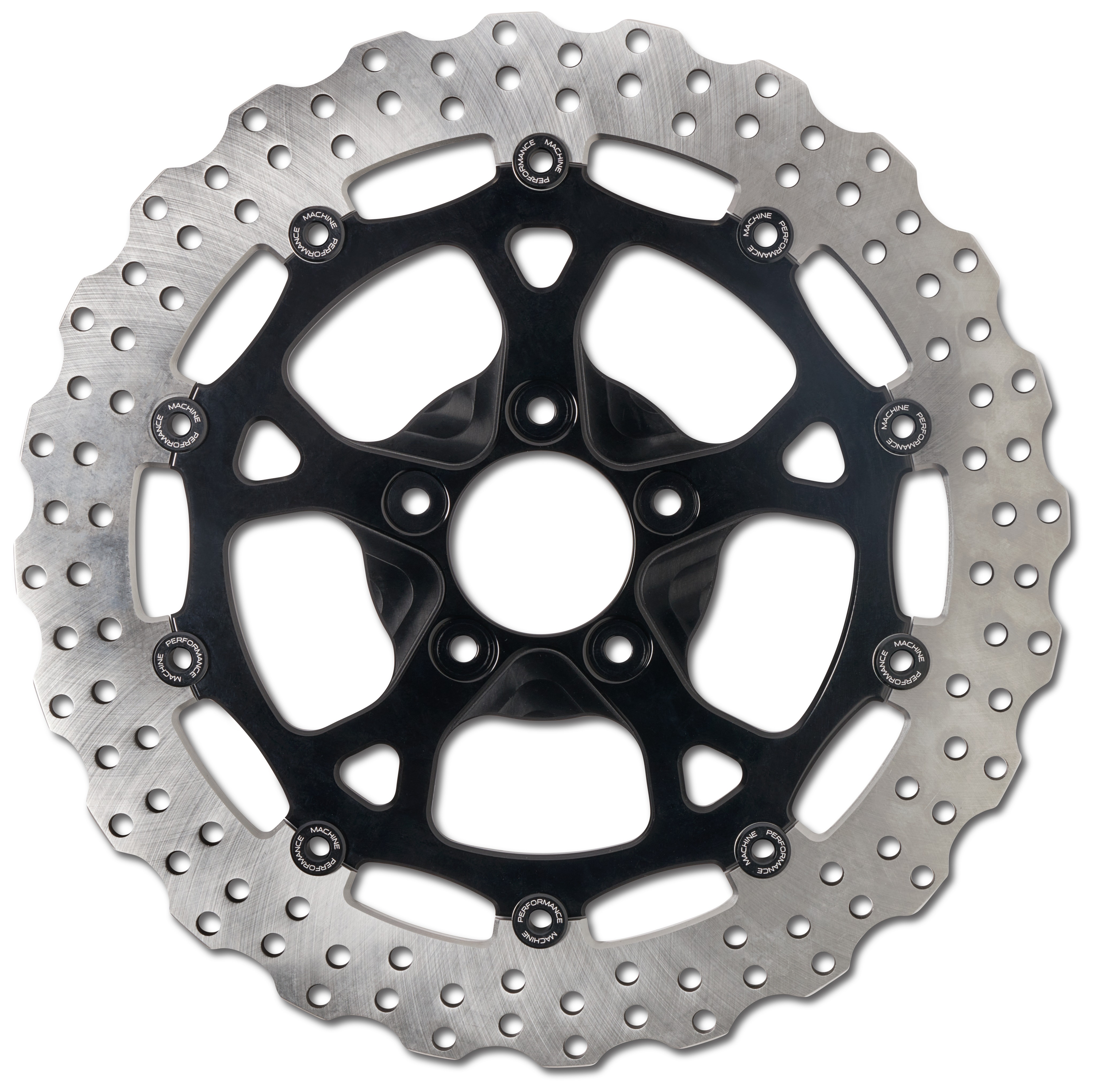 Performance Machine Dominator 13" Floating Front Brake Rotor For Harley ...