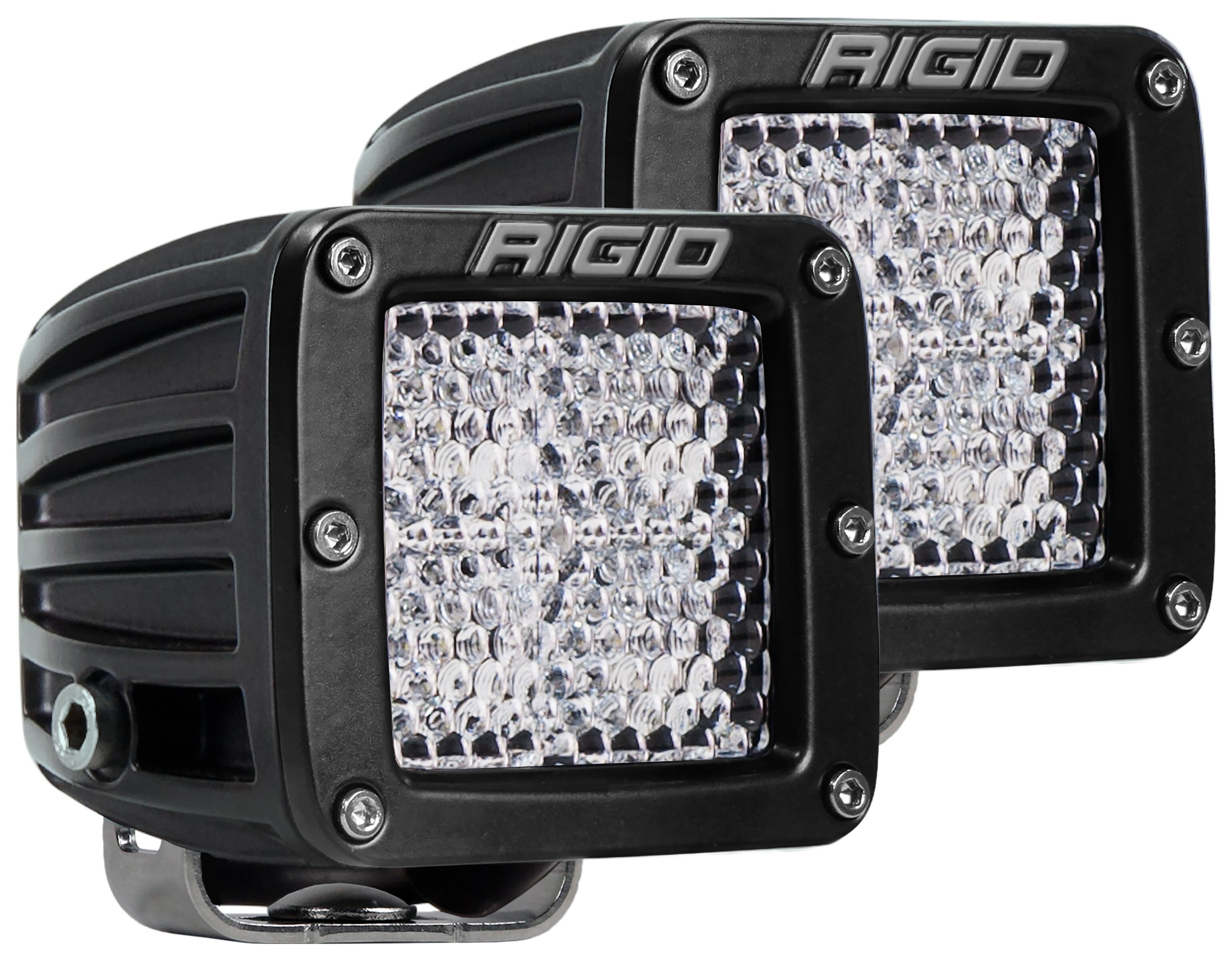 Rigid D-Series Pro 3" LED Pod Lights - Dual Pack - Cycle Gear
