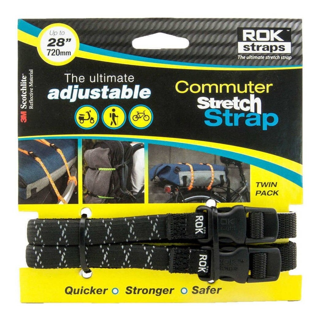 ROK Straps Commuter Reflective Adjustable Straps - Cycle Gear