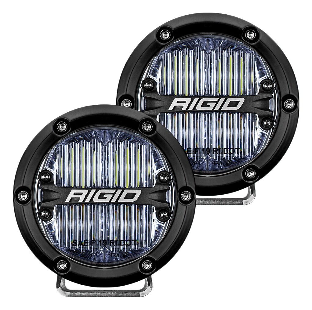 Rigid 360-Series SAE 4" LED Fog Lights - Cycle Gear