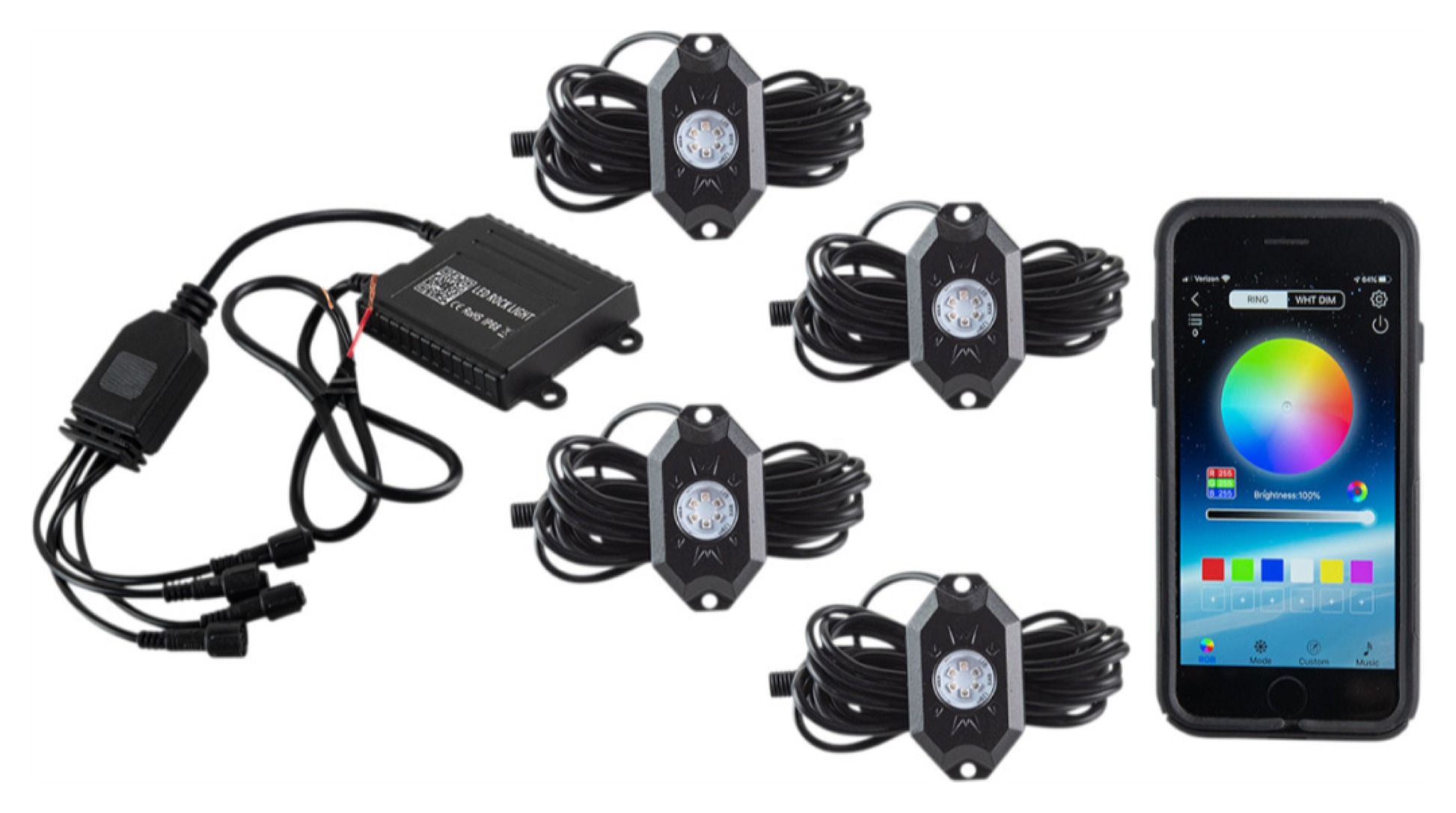 Moose Racing LED Rock Light Kit - Cycle Gear