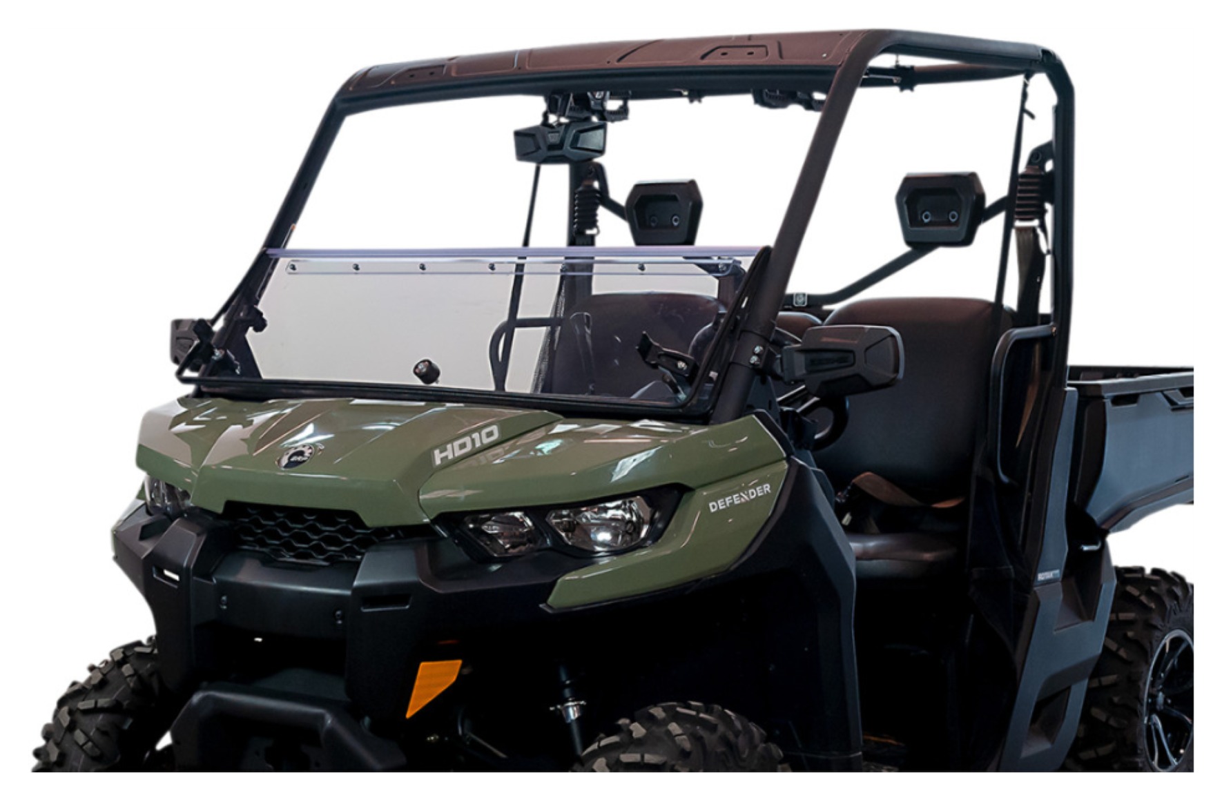 Seizmik Versa Fold Hard Coated Poly Windshield Can-Am Defender 2016 ...