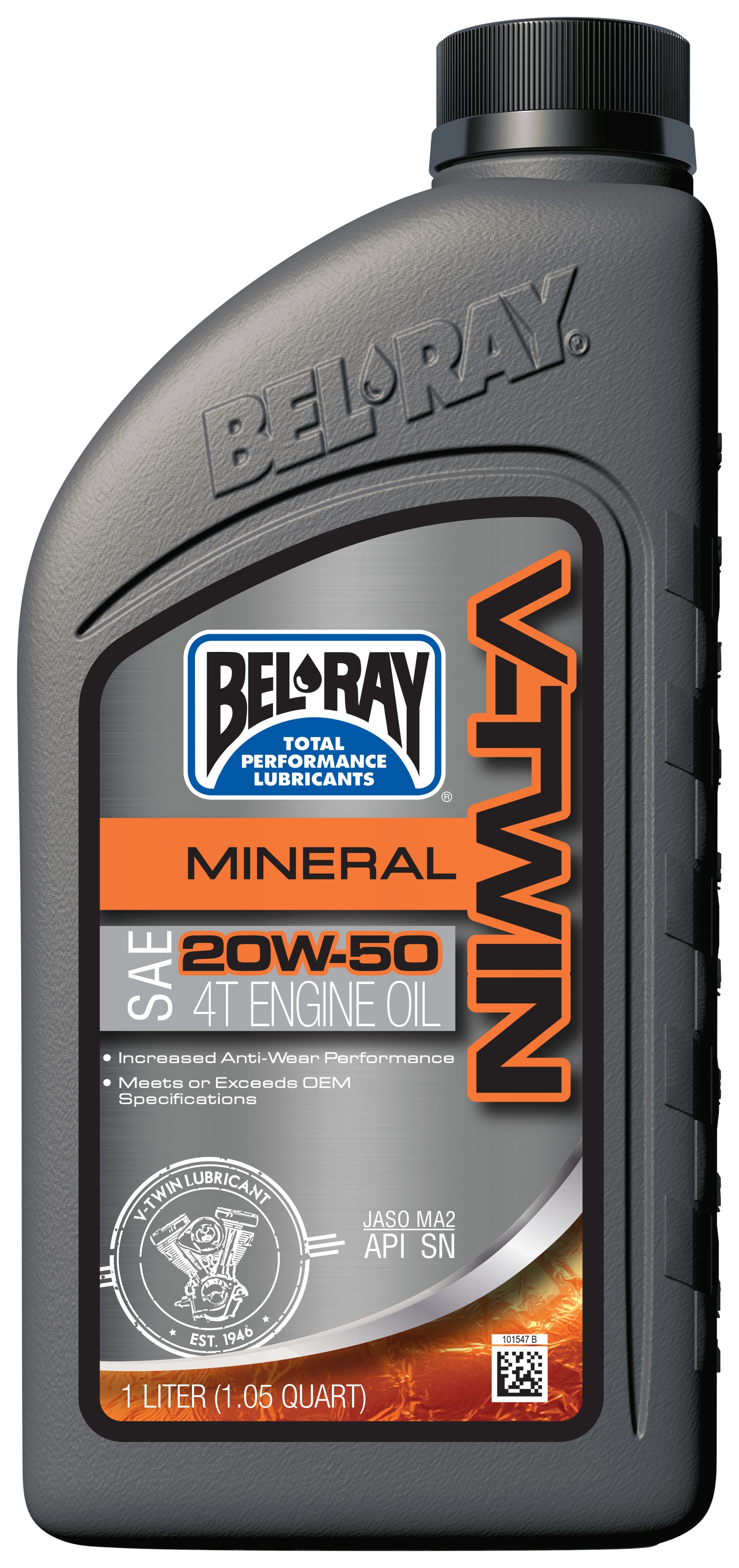 Bel Ray V-Twin Mineral Engine Oil - Cycle Gear