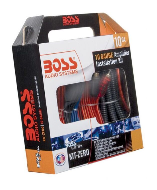 Boss Audio Systems 10-Gauge Amplifier Installation Kit - Cycle Gear