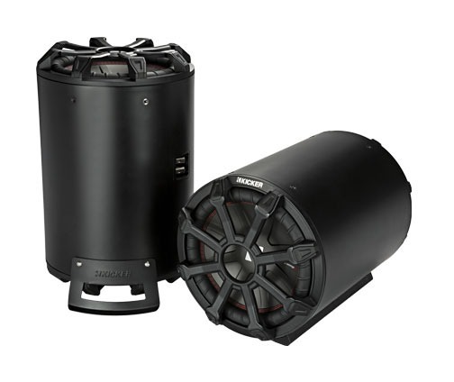 Kicker 10" Weatherproof Tube Power Subwoofer - Cycle Gear