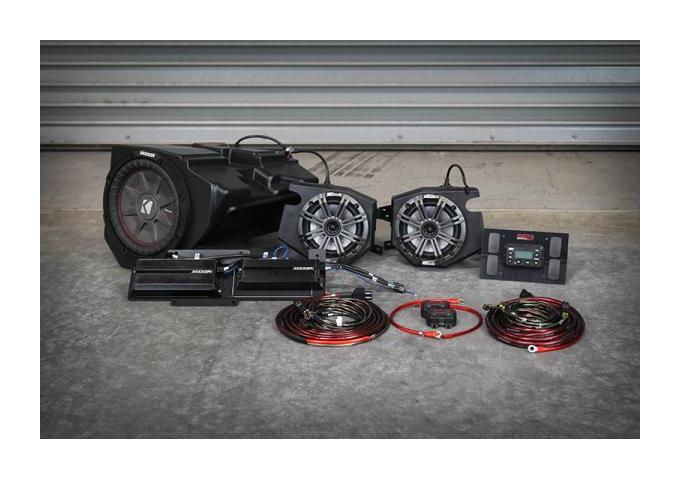SSV Works 3-Speaker Plug-N-Play Kicker Audio System Polaris RZR 900 ...