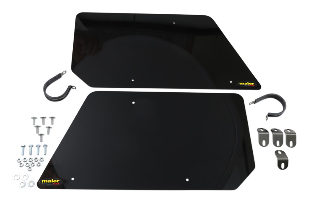 Maier Rear Number Plates Polaris RZR 800 / 900 / XP 2008-2013 - Cycle Gear