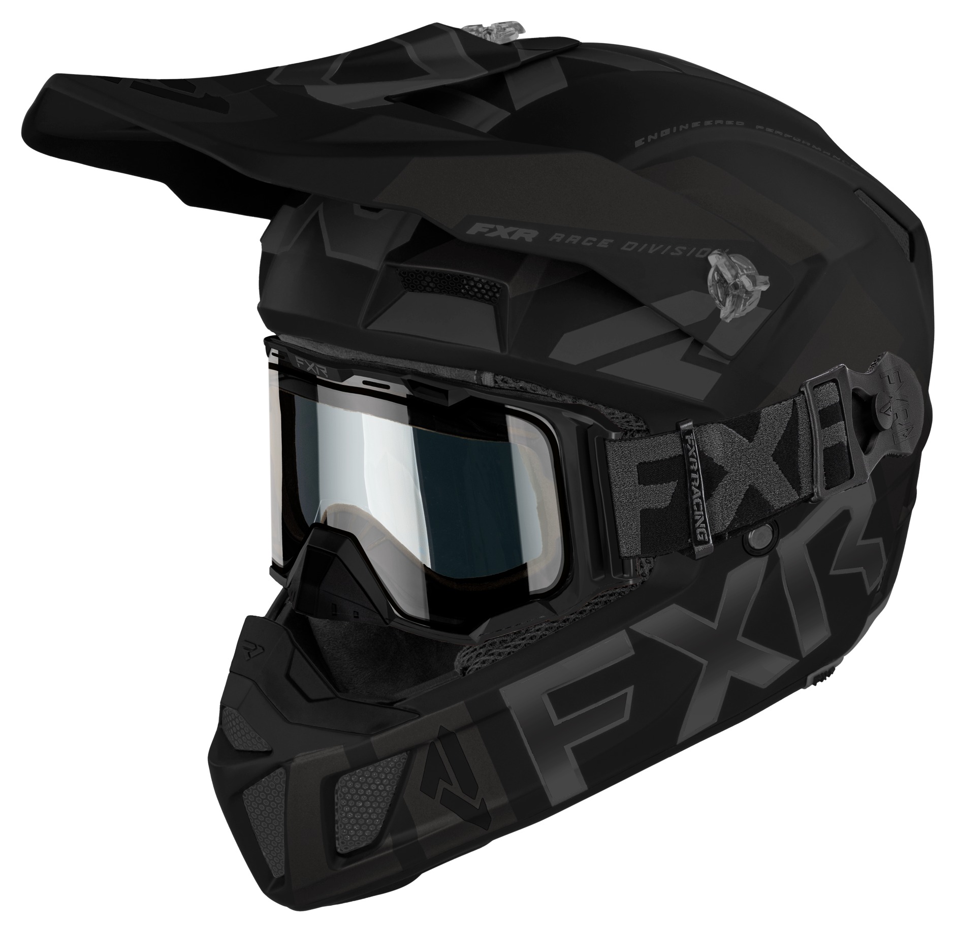 FXR Clutch Cold Stop QRS Helmet With Goggles - Cycle Gear