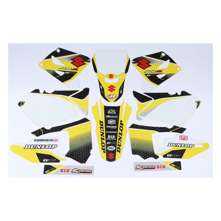 D'COR Visuals Raceline Graphics Kit Suzuki RM125 / RM250 2001-2008 ...