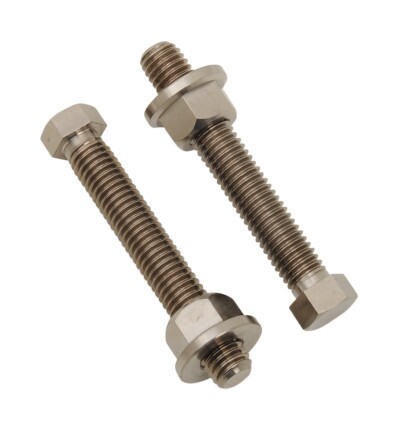 Works Connection Titanium Axle Adjuster Bolt Kit Honda / Suzuki ...