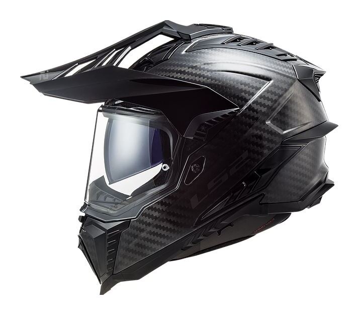 LS2 Explorer Carbon Helmet - Solid - Cycle Gear