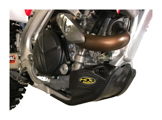 P3 Carbon Fiber Hybrid Skid Plate Honda CRF250R / RX / CRF450R / RX ...