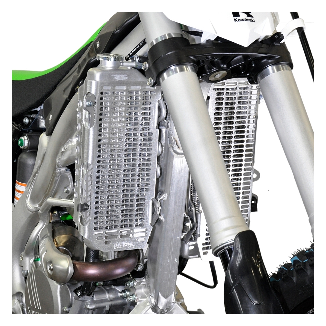 Devol Radiator Guards Kawasaki KX250F 2013-2016 - Cycle Gear