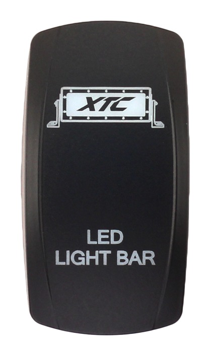 XTC Power Products Dash Switch Rocker Face - LED Light Bar - Cycle Gear