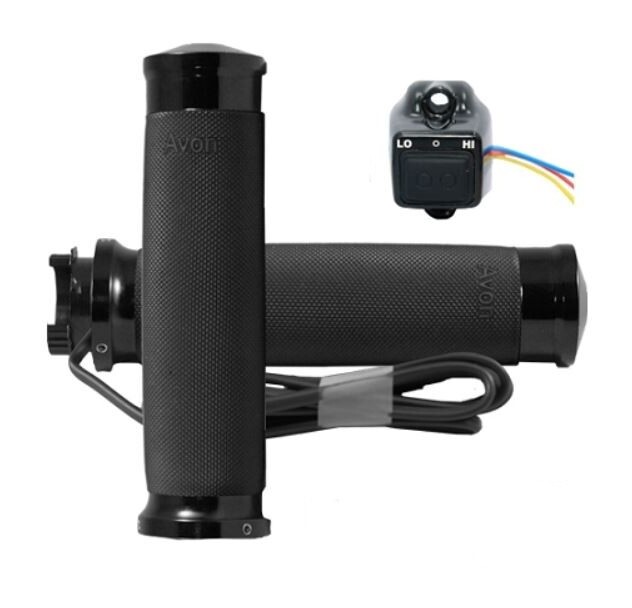 Avon Metric Cruiser Heated Custom Contour Grips - Cycle Gear