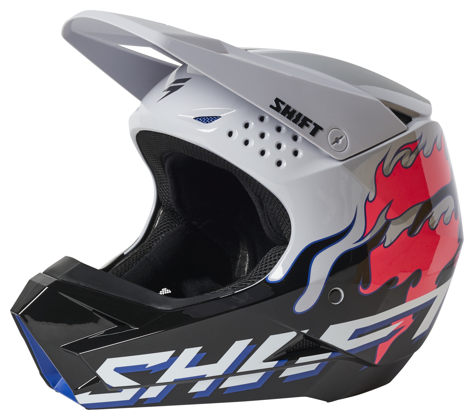 Shift Youth White Label Burntable Helmet (Youth SM) - Cycle Gear