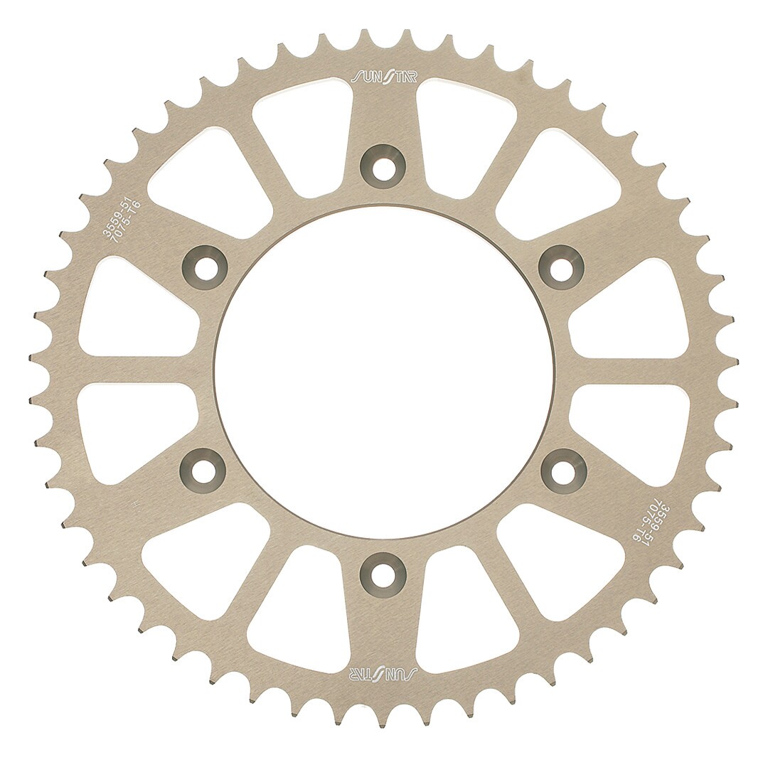Sunstar Rear Aluminum Sprocket - Cycle Gear