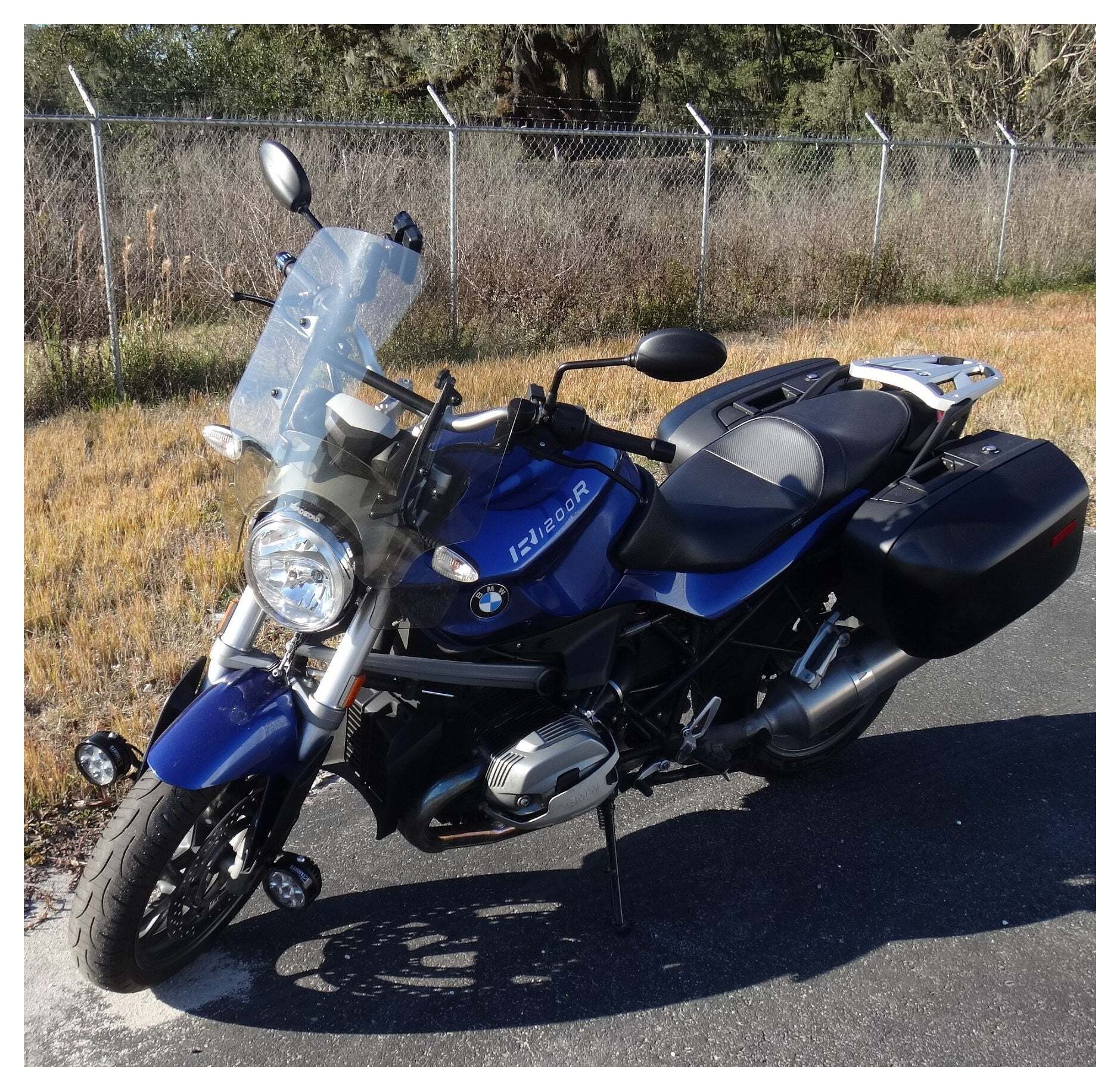 MadStad Engineering Adjustable Windshield System BMW R1200R 2011-2014 ...