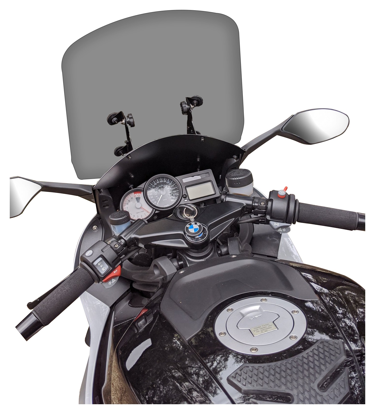 MadStad Engineering Adjustable Windshield System BMW - Cycle Gear