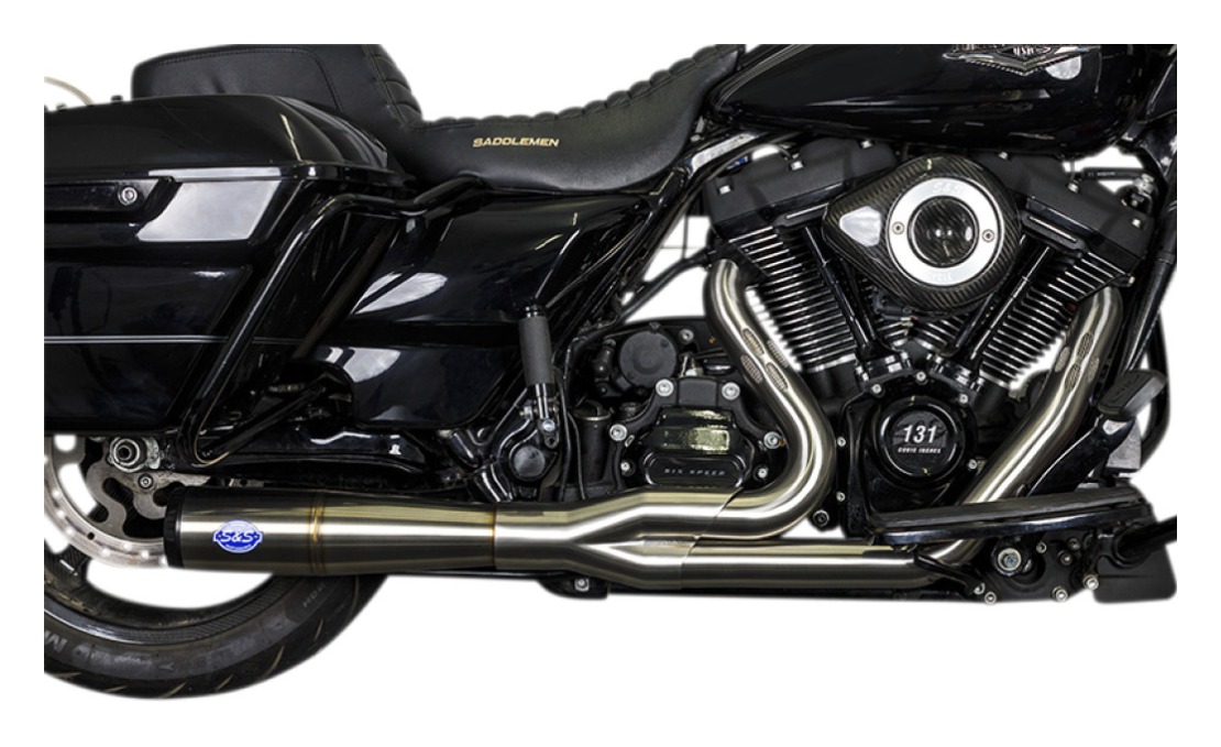 S&S Cycle Diamondback 2-1 Race Only Exhaust System For Harley Touring ...