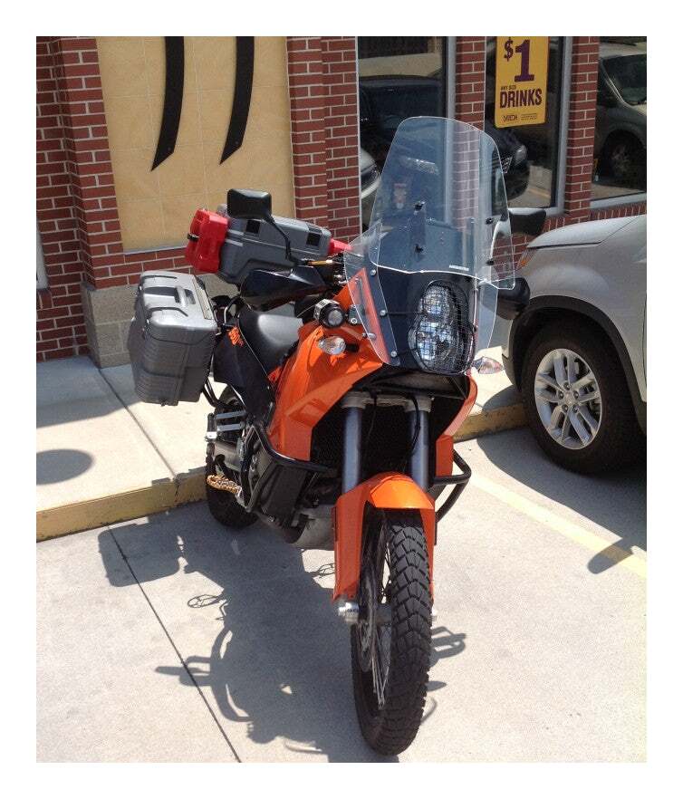 MadStad Engineering Adjustable Windshield System KTM 950 Adventure 2003 ...