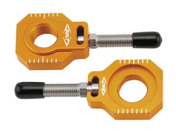 Bolt Hardware Chain Adjuster Blocks KTM 125cc-625cc - Cycle Gear