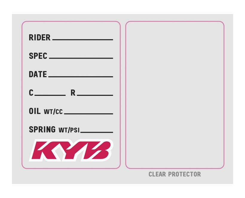 Factory Effex Suspension Spec Stickers - Cycle Gear