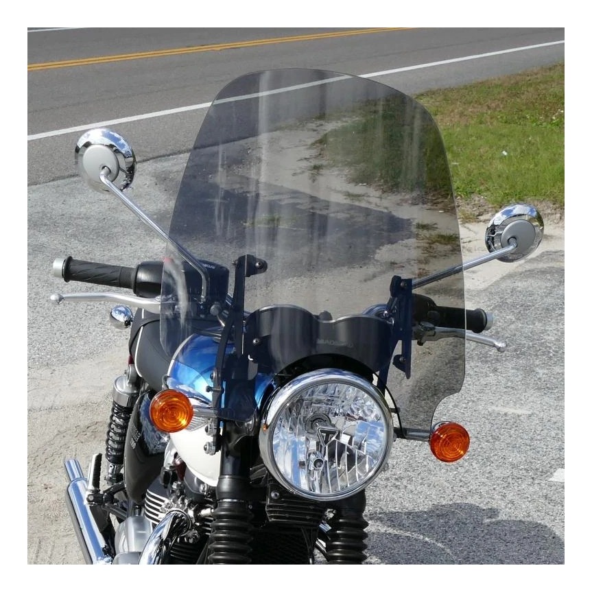 MadStad Engineering Adjustable Windshield System Triumph Bonneville ...