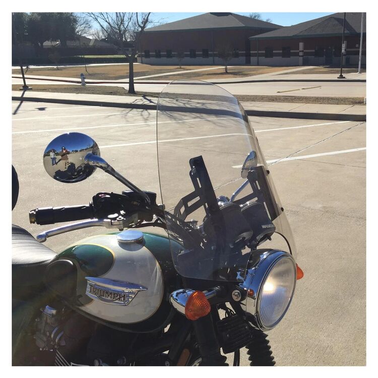 MadStad Engineering Adjustable Windshield System Triumph Bonneville ...
