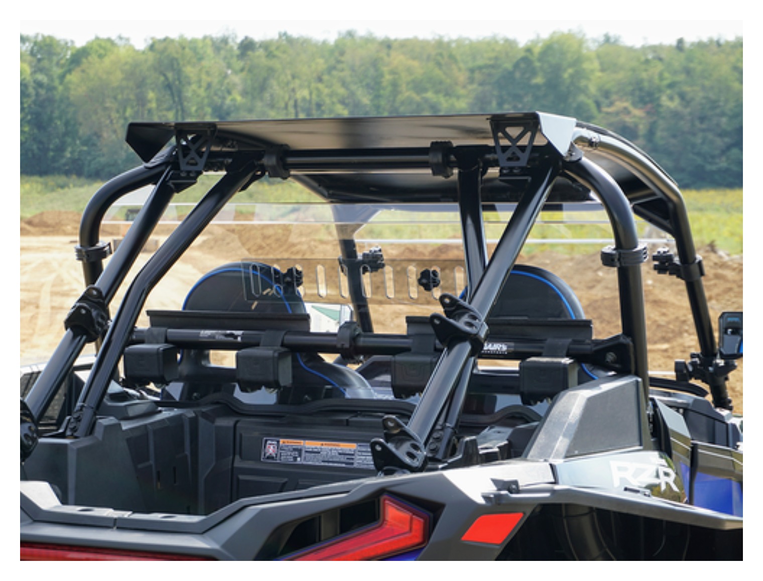 Spike Vented Rear Windshield Polaris RZR Turbo S / XP 2018-2021 - Cycle ...