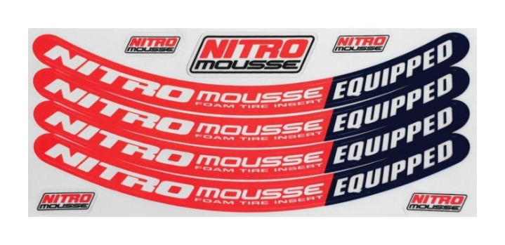 Nuetech Nitromousse Replacement Stickers - Cycle Gear