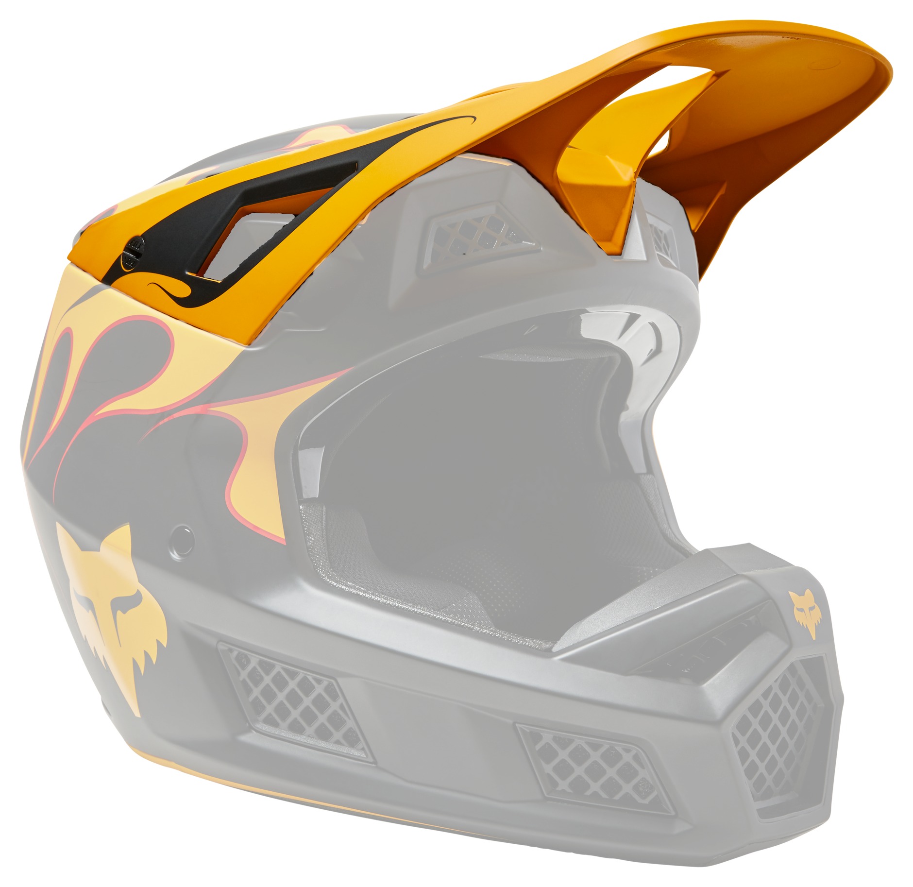 Fox Racing V3 RS Super Trick Helmet Visor (LG-XL) - Cycle Gear