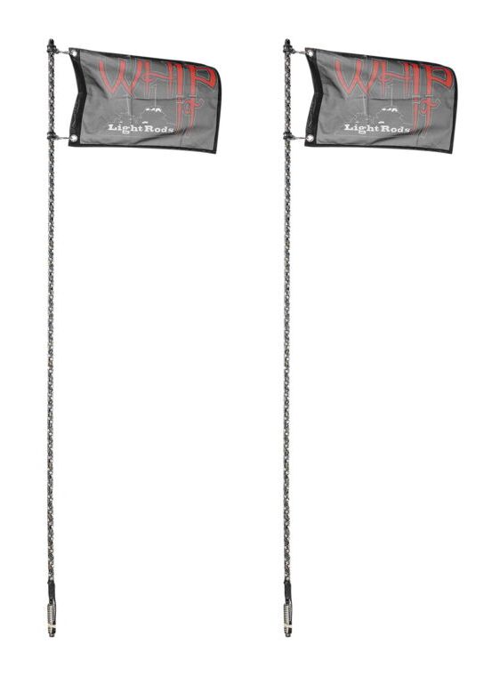 Whip It Premium 5' RGB Light Rod Pair - Cycle Gear