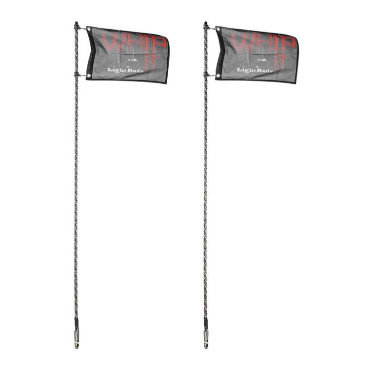 Whip It Premium 5' RGB Light Rod Pair - Cycle Gear