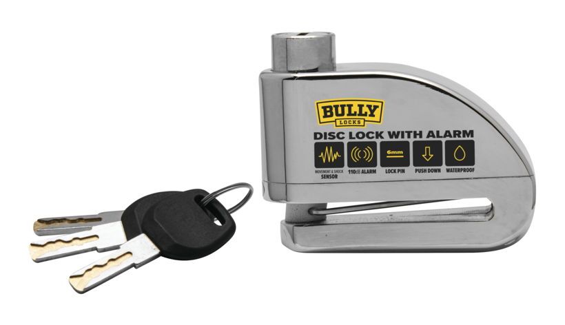 BikeMaster Bully Alarm 6mm Disc Lock - Cycle Gear